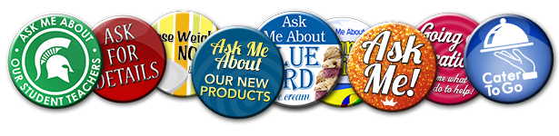 AffordableButtons® Premium Custom Buttons FAST Promotional Buttons